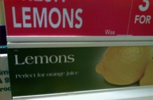 Funny Grocery Store Signs Make Shopping More Entertaining