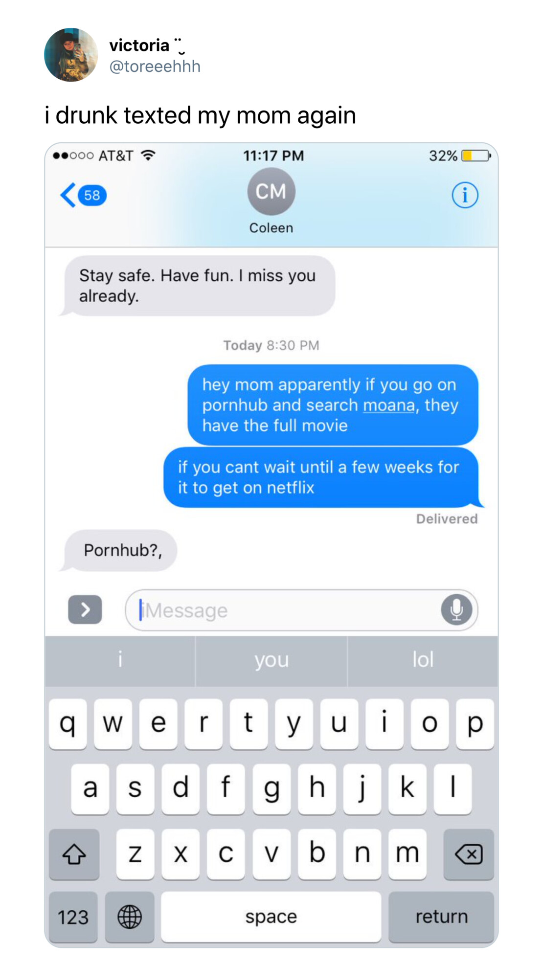 19 Sons And Daughters Who Drunk-Texted Their Parents The Most Awkward ...