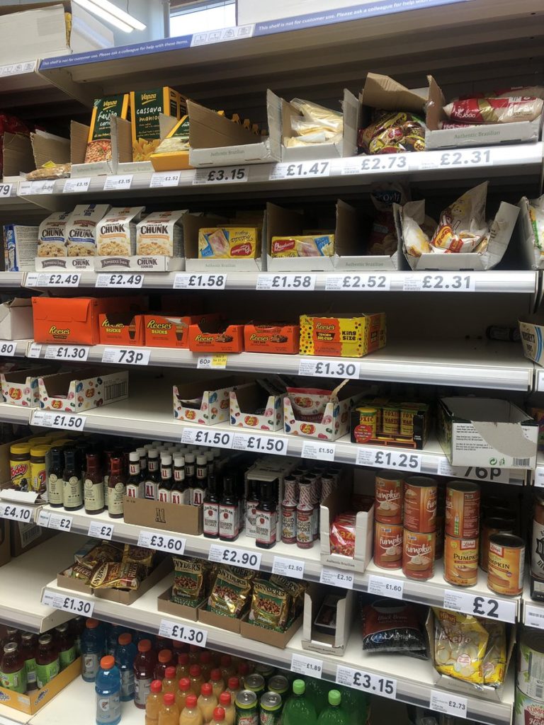 Twitter Losing It Over 'American Snacks' Aisle In British Supermarket Tesco