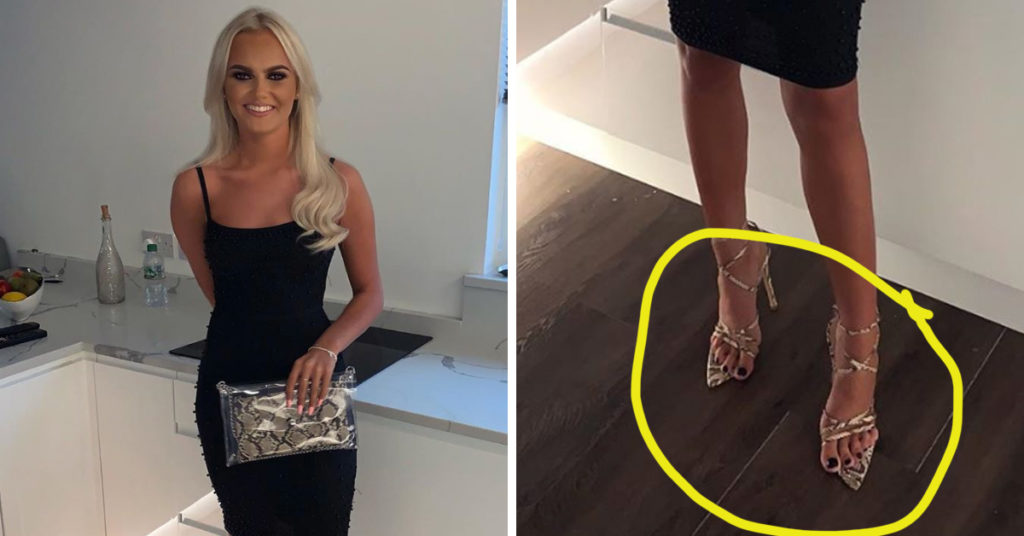 Woman Realizes 'Painful' High Heels Were Just On The Wrong Feet