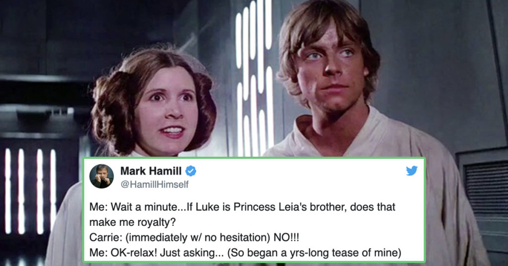 23 "Star Wars" Facts Tweeted By Mark Hamill Himself