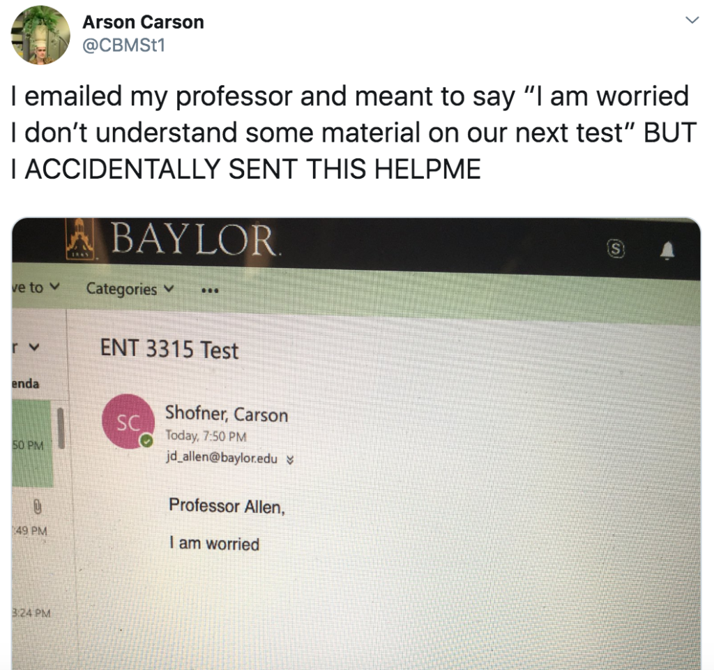 Always Proofread Your Emails To Teachers (22 Funny Professor Emails)