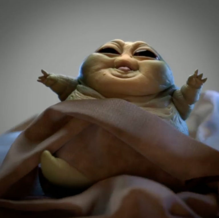 Move Over, Baby Yoda—Baby Jabba Is Here, Causing A Twitter Debate
