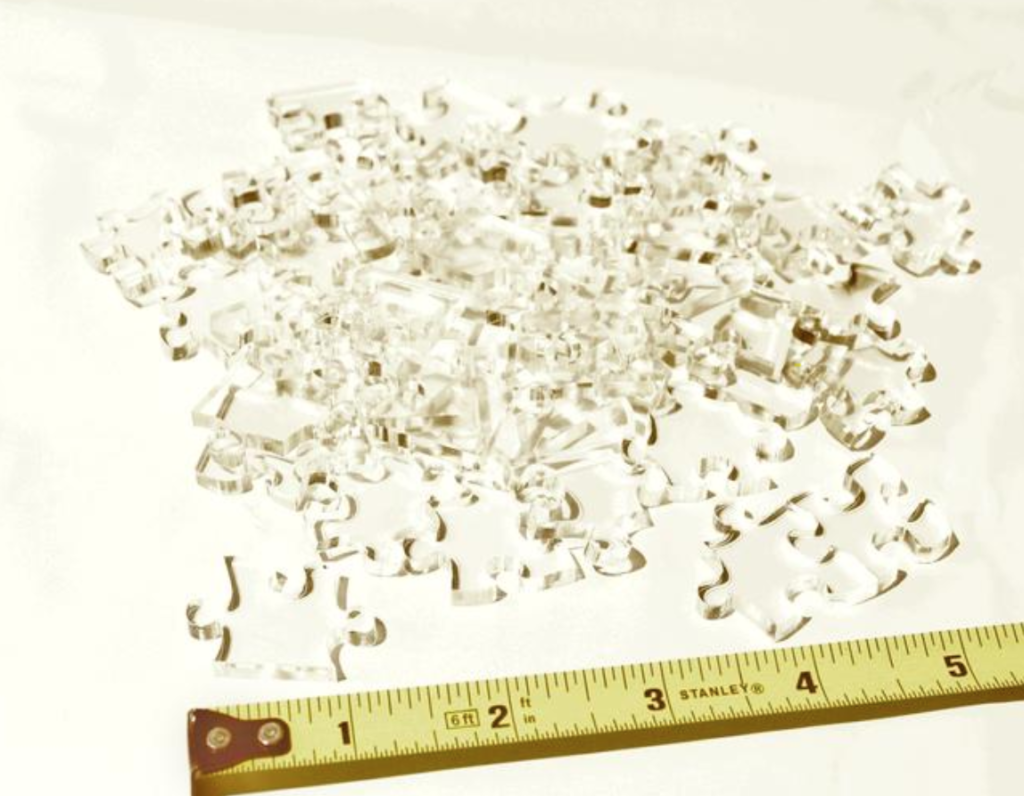 Someone Created A Clear Jigsaw Puzzle With Three Difficulty Levels