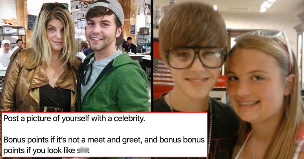 People Are Sharing Embarrassing Pictures With Celebrities (35 Pics)