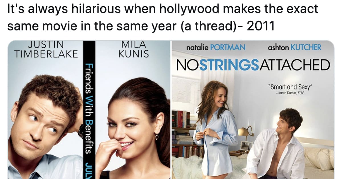 37 Times Hollywood Made The Same Movie In The Same Year