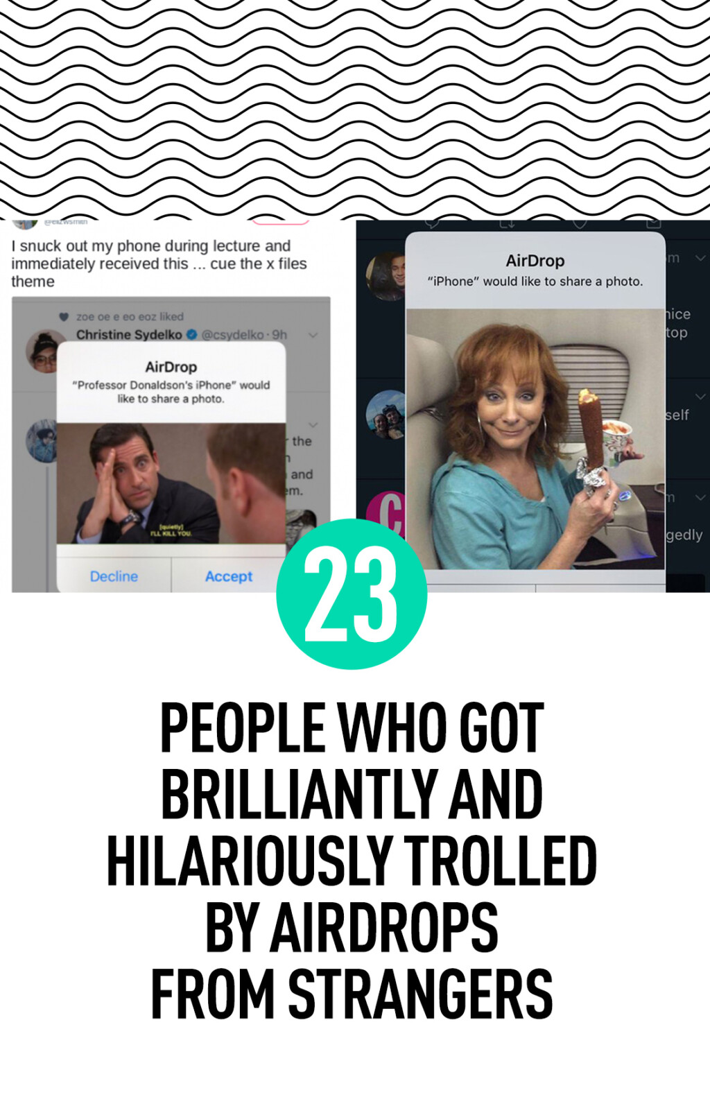 27 People Who Got Hilariously Trolled By AirDrops From Strangers