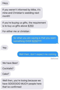 Wedding Fails Of The Trashy And Entitled Variety (17 Pics)