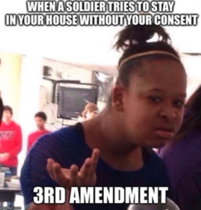 Time To Learn Your Third Amendment Rights (30 3rd Amendment Memes)