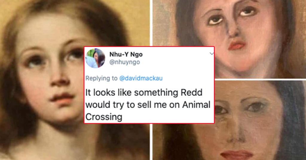 “Goofy Virgin Mary”—Another Botched Painting Restoration Goes Viral