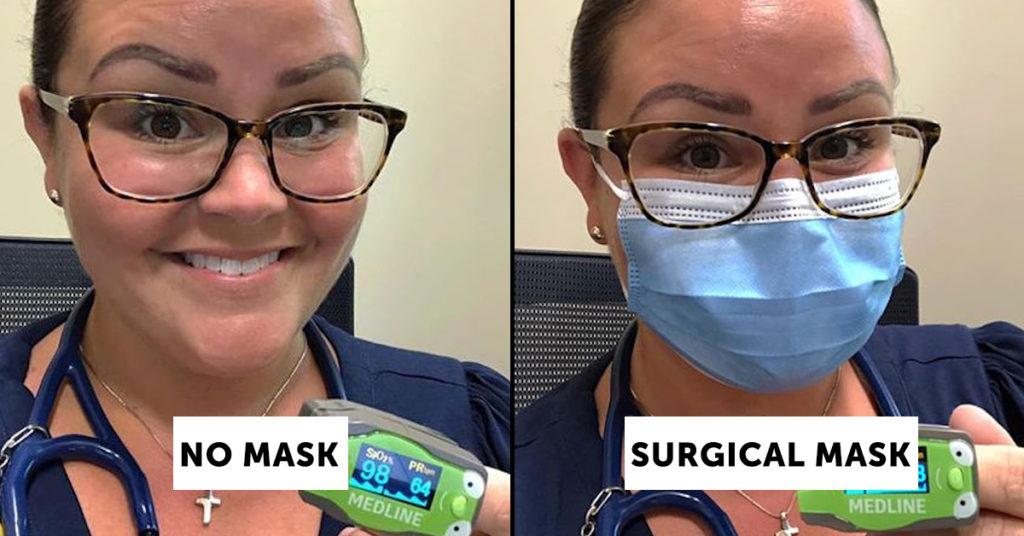 Doctor Shows Wearing A Mask Doesn't Reduce Oxygen Levels, Whiners