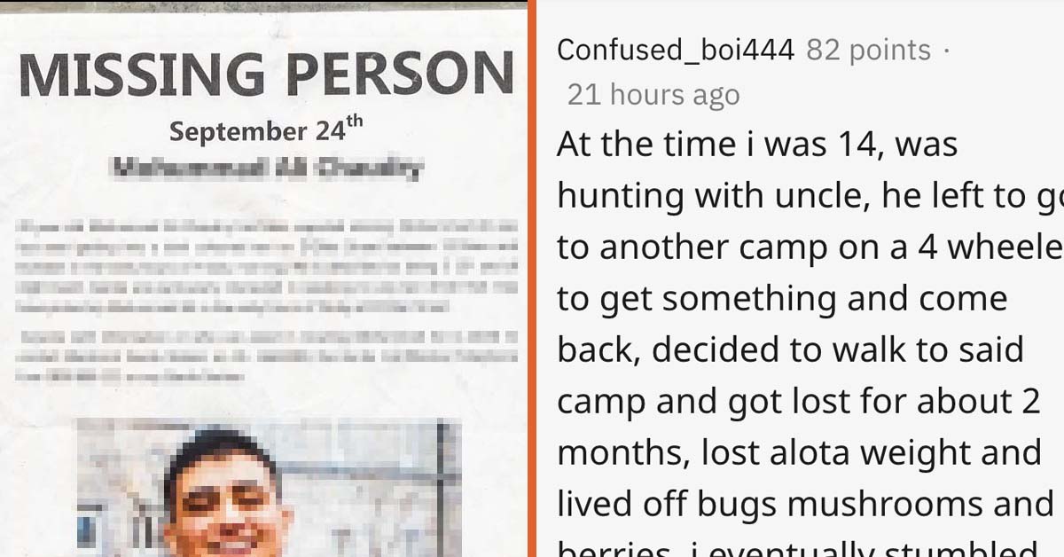 20 Former "Missing Persons" Share Exactly What Happened To Them