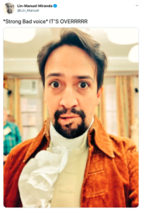 Lin-Manuel Miranda's Cursed Lip-Biting Selfies Become A Big Meme