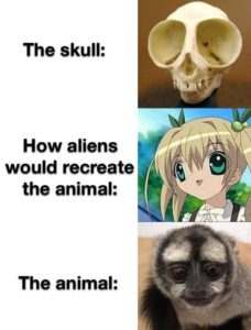 The Alien Skull Meme Is Part Creepy And Part Wholesome (30 Memes)