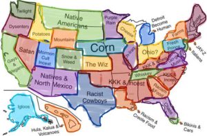 People Are Cracking Up At This Viral Map Of U.S. Cultural Stereotypes