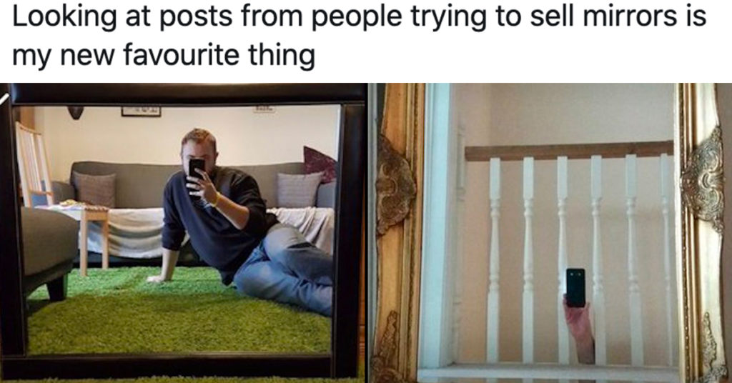 People Selling Mirrors Online Make For Some Creative Photos (17 Pics)