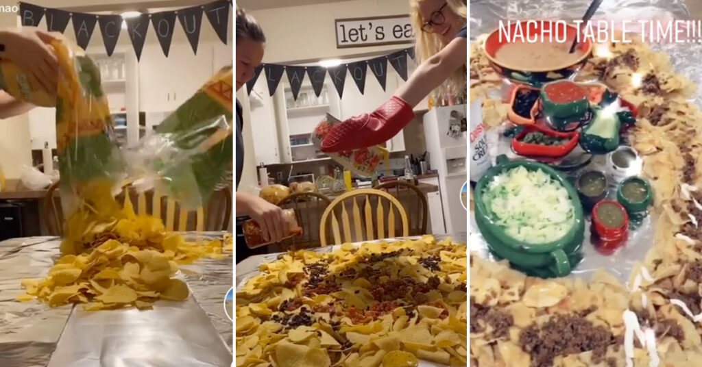 Nacho Tables Are The Questionable New Food TikTok Trend