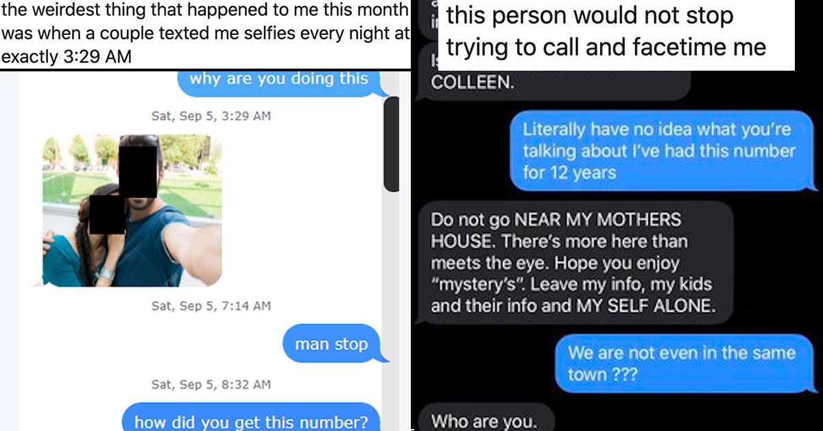 Guy Shares Mystery Selfies He Gets From Strange Couple Every Night