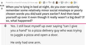 15 People Share The Awkward Moments That Still Keep Them Up At Night