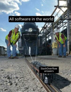 Don’t Overthink The Small Train Pulling Big Train Meme (12 Memes)