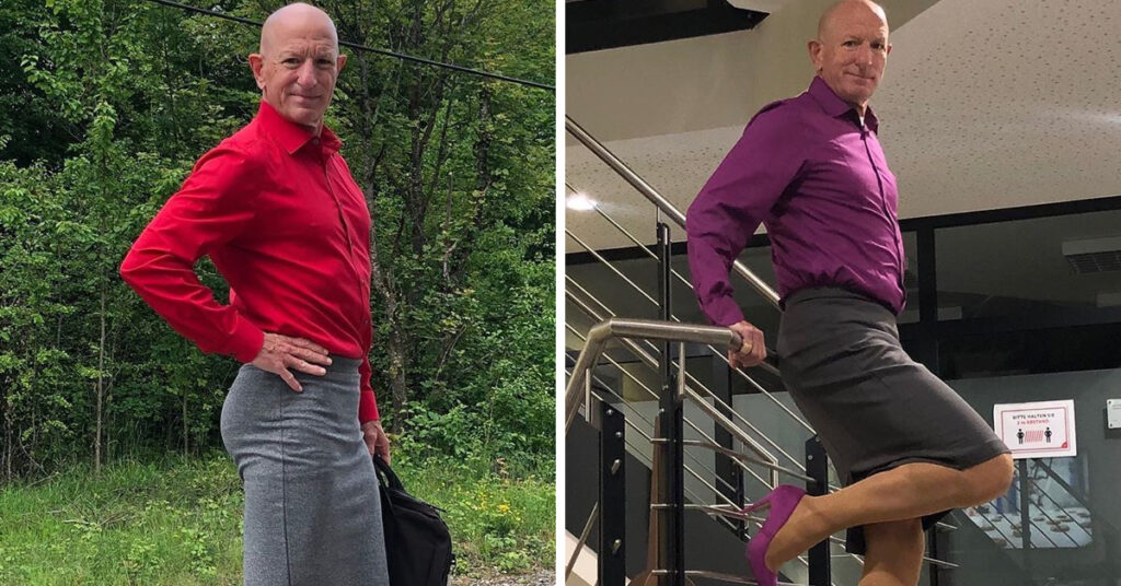 Straight Married Father Proves Skirts And Heels Aren't Only For Women