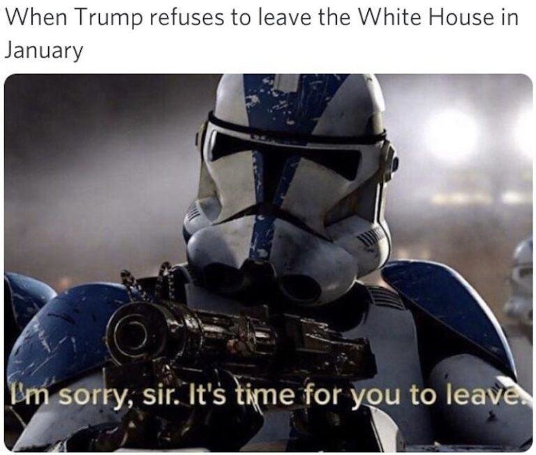 Here Are The Best "Trump Refusing To Concede" Memes