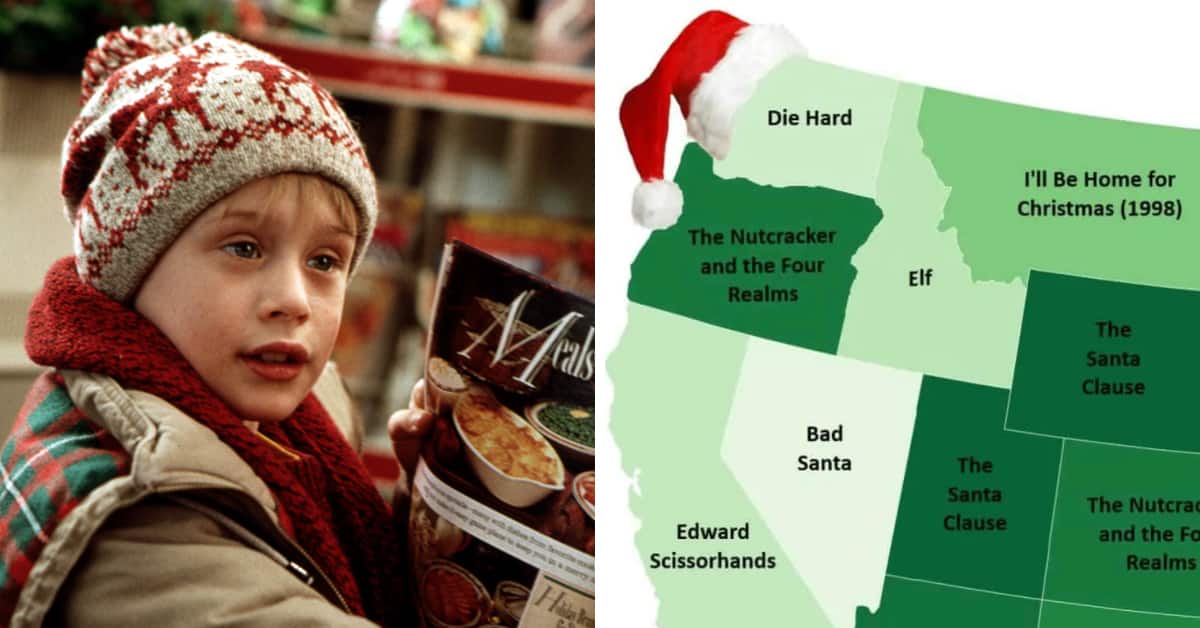 Someone Made A Map Of Each State’s Favorite Christmas Movie