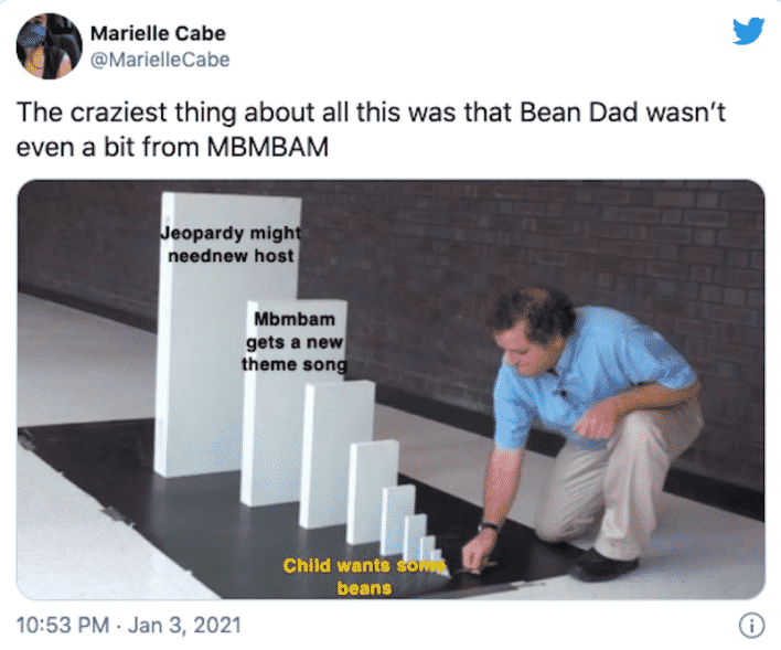 Explaining Bean Dad Via Funny Tweets About 2021's First Main Character