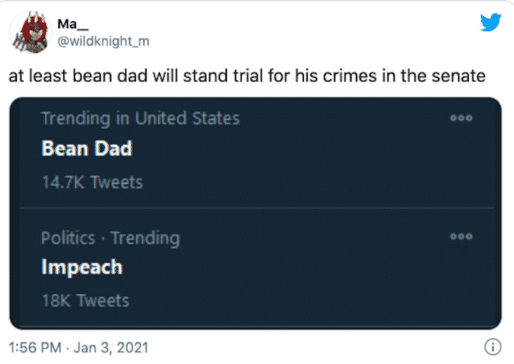 Explaining Bean Dad Via Funny Tweets About 2021's First Main Character