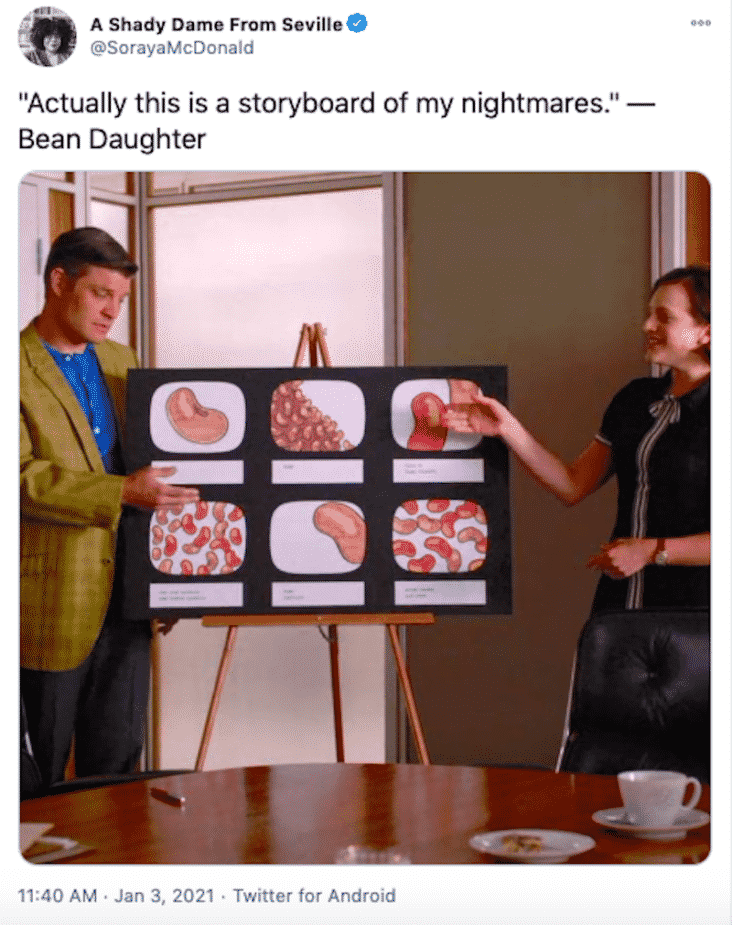 Explaining Bean Dad Via Funny Tweets About 2021's First Main Character