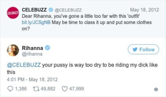 Rihanna Has A History Of Being Clapping Back On Social Media