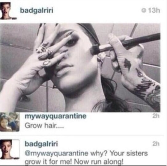 Rihanna Has A History Of Being Clapping Back On Social Media