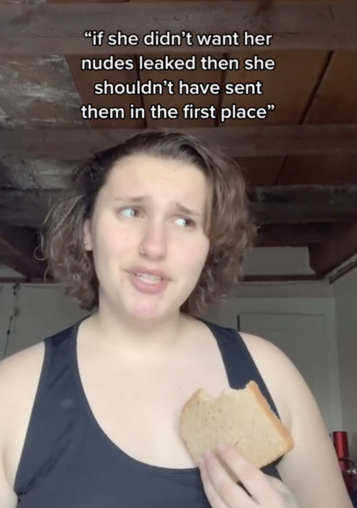 This TikTok About Sharing Nudes Makes A Great Sandwich Analogy