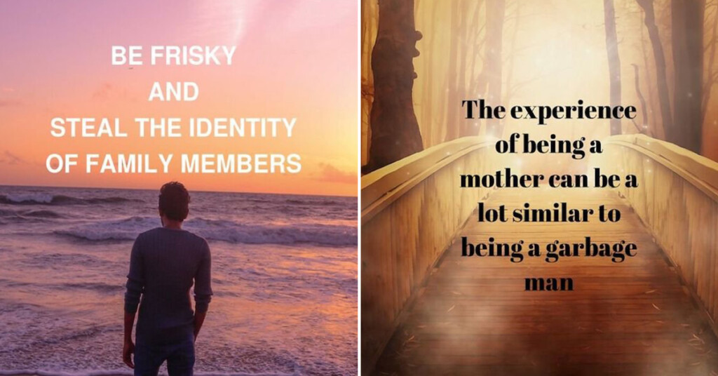 The InspiroBot Makes Hilarious AI Generated Inspirational Images