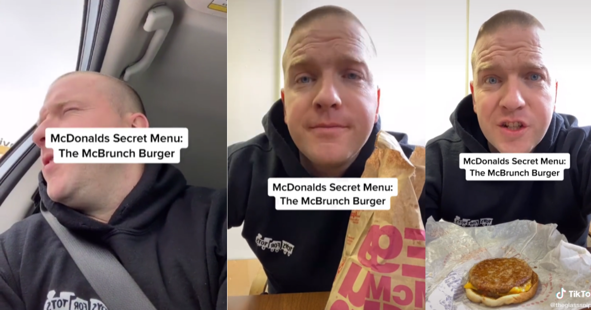 TikToker Reveals McDonald's Secret "McBrunch Burger"