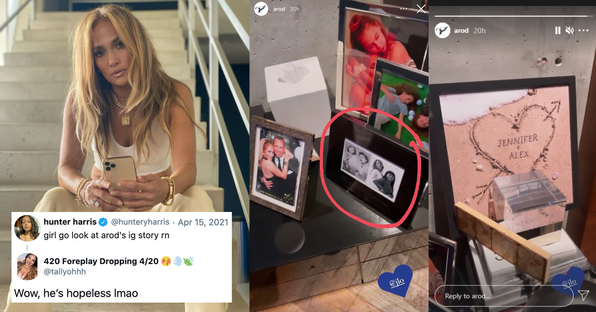 A-Rod Posts Bizarre Instagram Story "Tribute" To J.Lo After Breakup