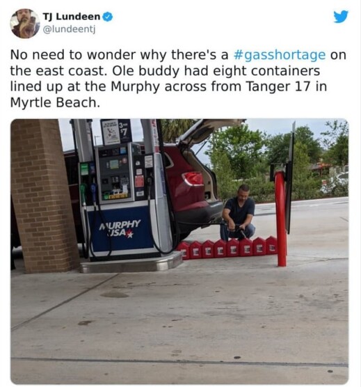 Americans Seem To Be Handling The Gas Shortage Well (24 Pics)