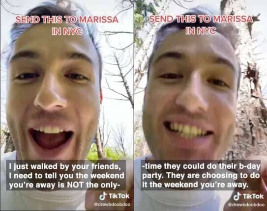 Tiktoker Goes On Quest For "Marissa" After Overhearing Friends Talk Crap