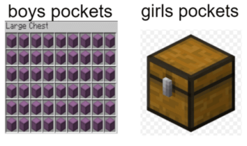 Just Funny Tweets And Memes About Mens Vs Women's Pocket Equality