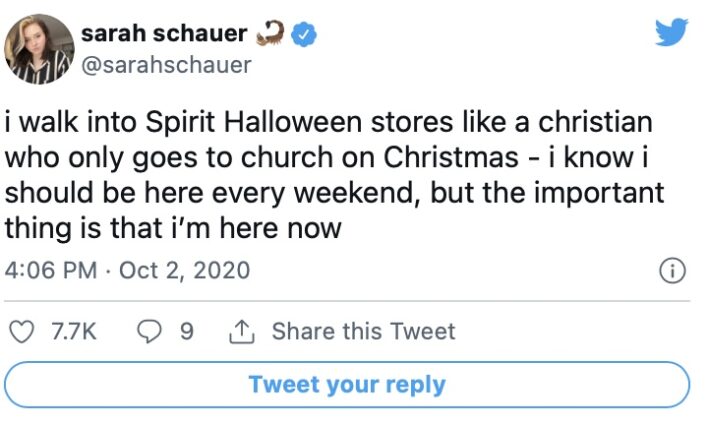 Literally Just 19 Funny Tweets About Spirit Halloween