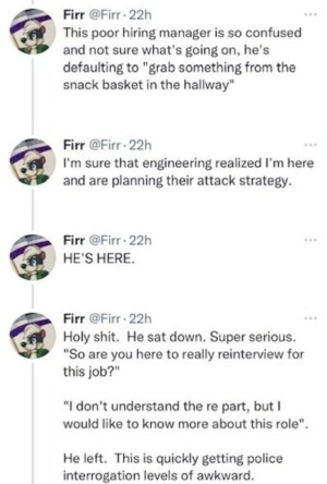 Ex-Employee Hilariously Live Tweets Interview For The Job He Was Just ...