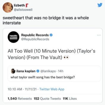 Taylor Swifts Red Album Release Has Twitter Pumping Out High Quality Memes