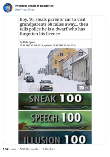 Twitter Account Posts The Funniest Headlines People Have Found Online ...