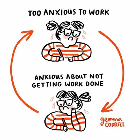 25 Funny And Relatable Comics About Mental Health Problems From Gemma ...