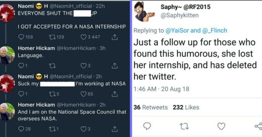 Woman Loses NASA Internship After Unfortunate String Of Tweets
