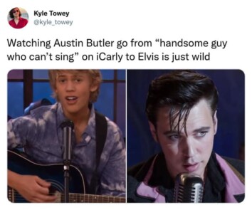 20+ "Sweaty Elvis" And Elvis Movie Memes That Got Us All Shook Up
