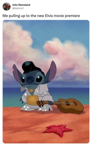 20+ "Sweaty Elvis" And Elvis Movie Memes That Got Us All Shook Up