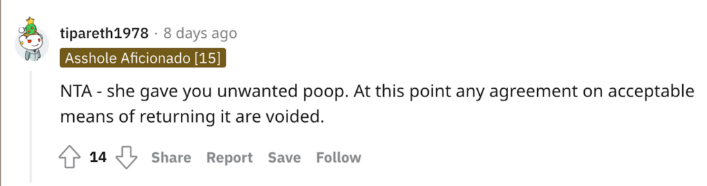 Man Asks If He's The A-Hole For Throwing Dog Poop In His Inconsiderate ...