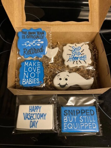 Guys Are Sharing Funny Vasectomy Cakes Their Partners Made (20 Pics)