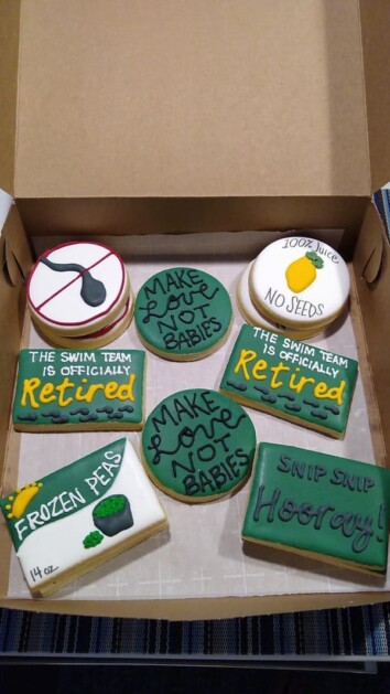Guys Are Sharing Funny Vasectomy Cakes Their Partners Made (20 Pics)